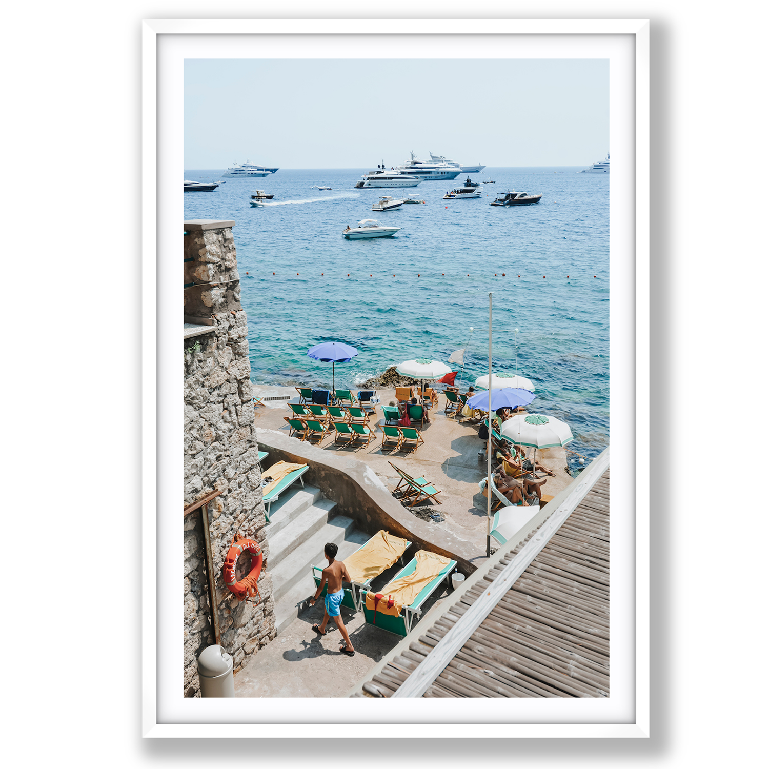 Canzone di Capri | Capri Wall Art | Italian Beach Club